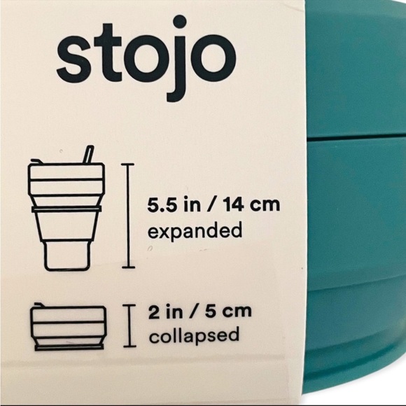 Stojo | Dining | Stojo Collapsible Cup 6 Oz With Sleeve And Straw ...